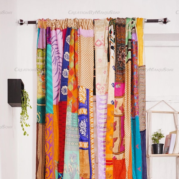 Multi Color Curtains - Etsy