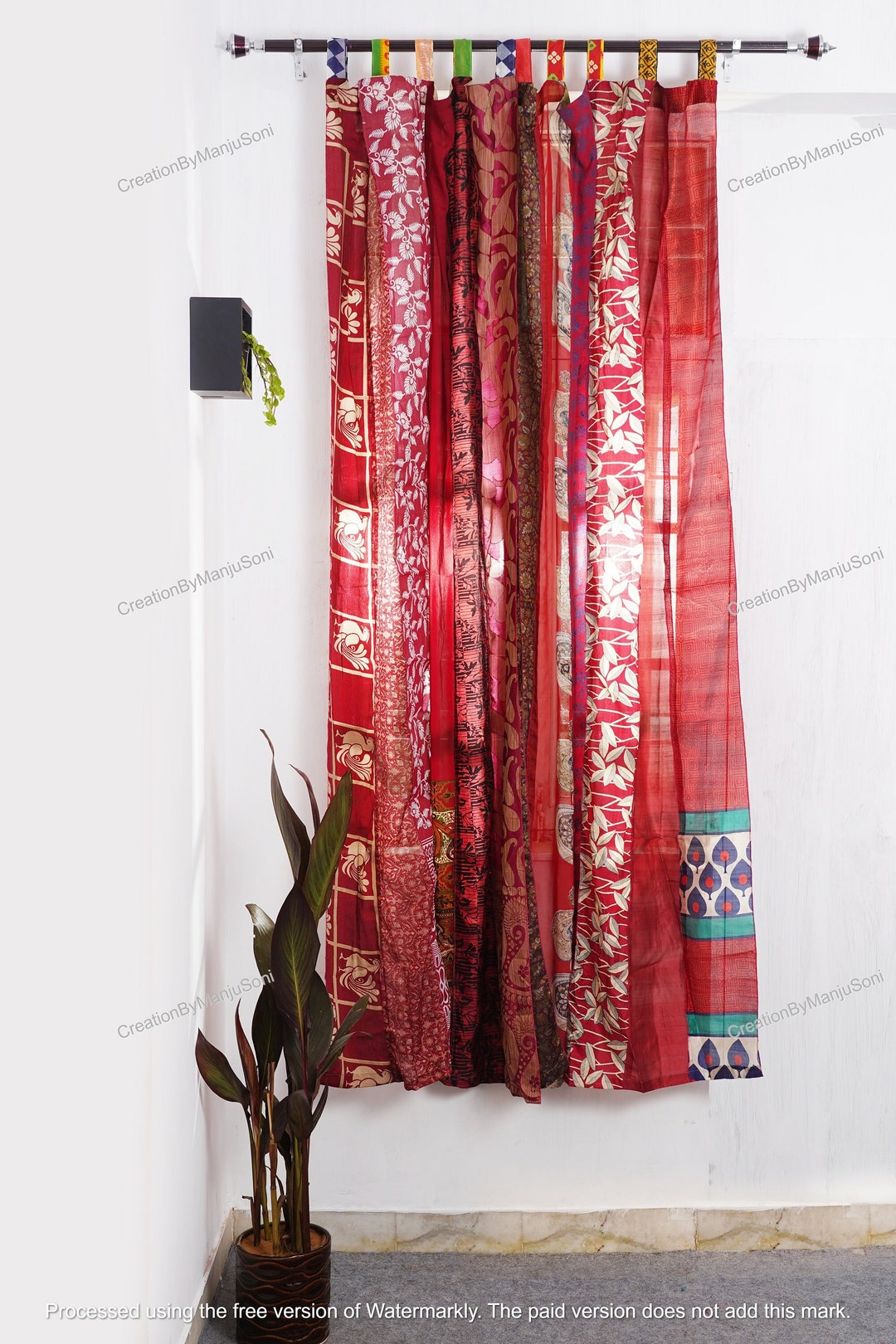 EXPRESS SERVICE of Indian Vintage Old Silk Sari Fabric Made Theme ...