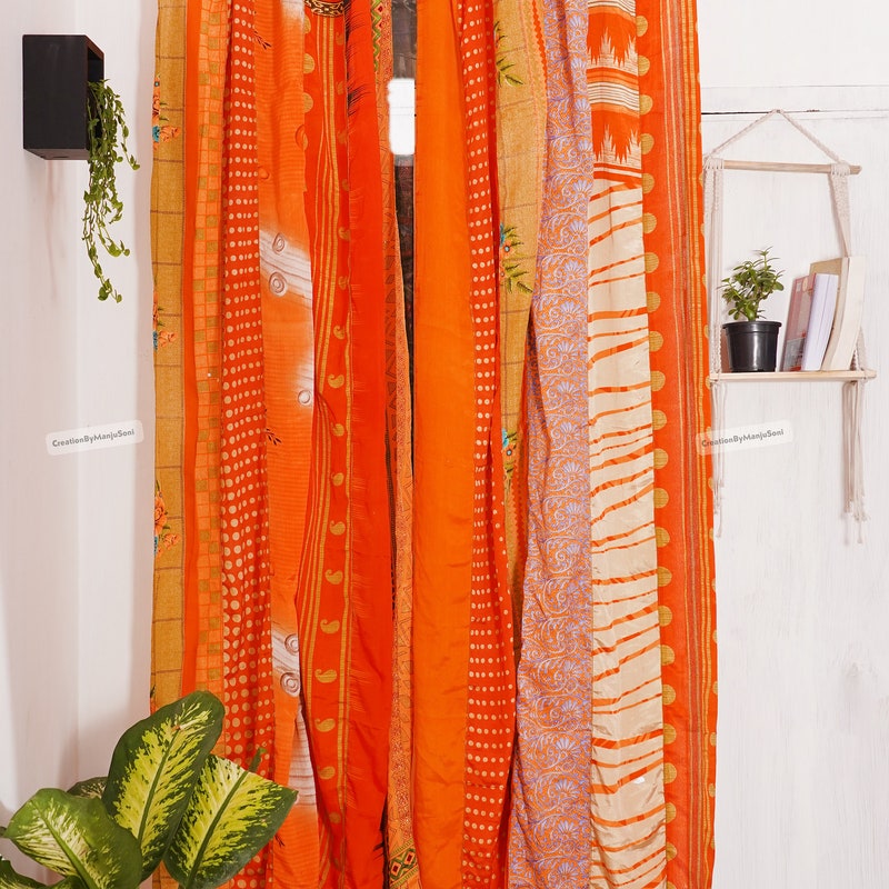 Burnt Orange Curtains - Etsy