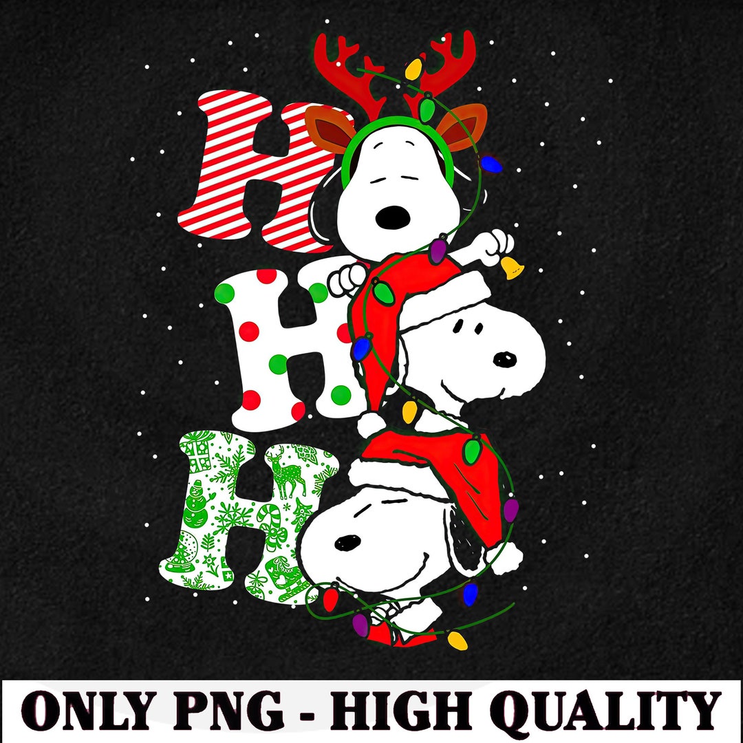Cartoon Dog Ho Ho Ho Png Christmas Dog Paws Png Snopy and - Etsy