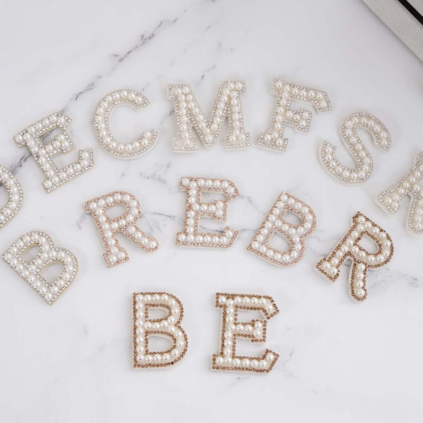 Rhinestone Patches Letter - Etsy