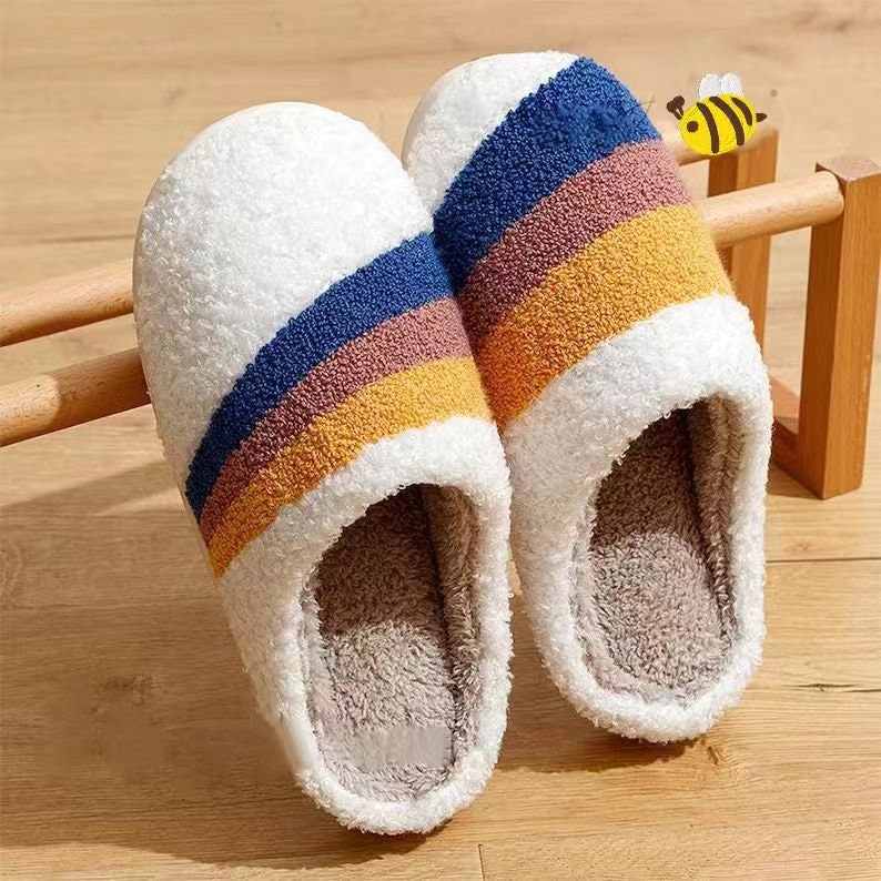 Boho Rainbow Slippers, 80s Rainbow Slippers sold by Lishe Snitch | SKU ...