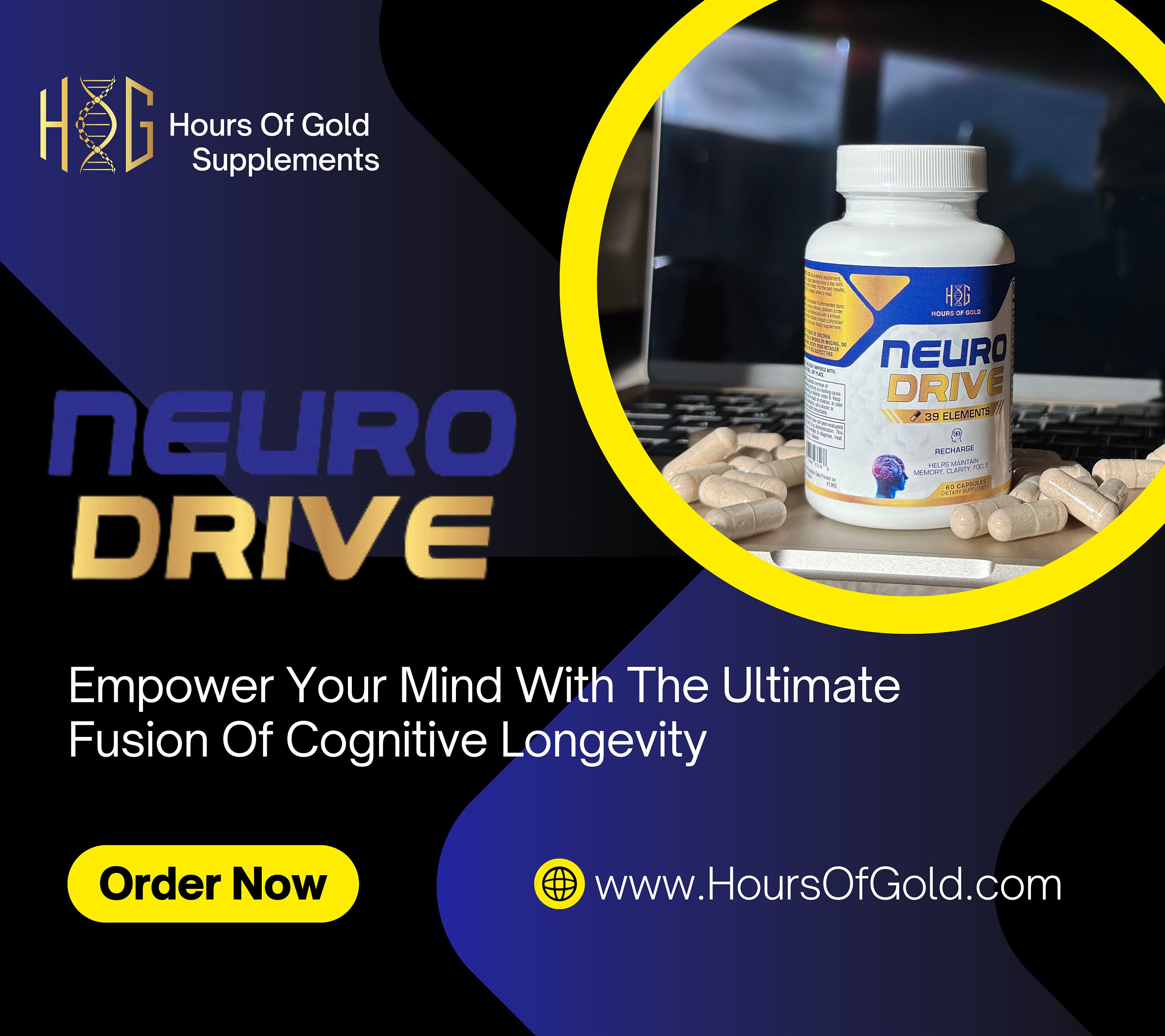 Neuro Drive Cognitive Supplement: Brain Health, Focus, Memory ...