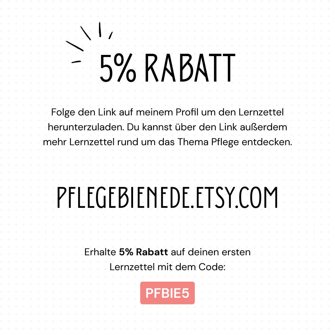 Learning Slips Decubitus Prophylaxis Learning Slips & Notes - Etsy