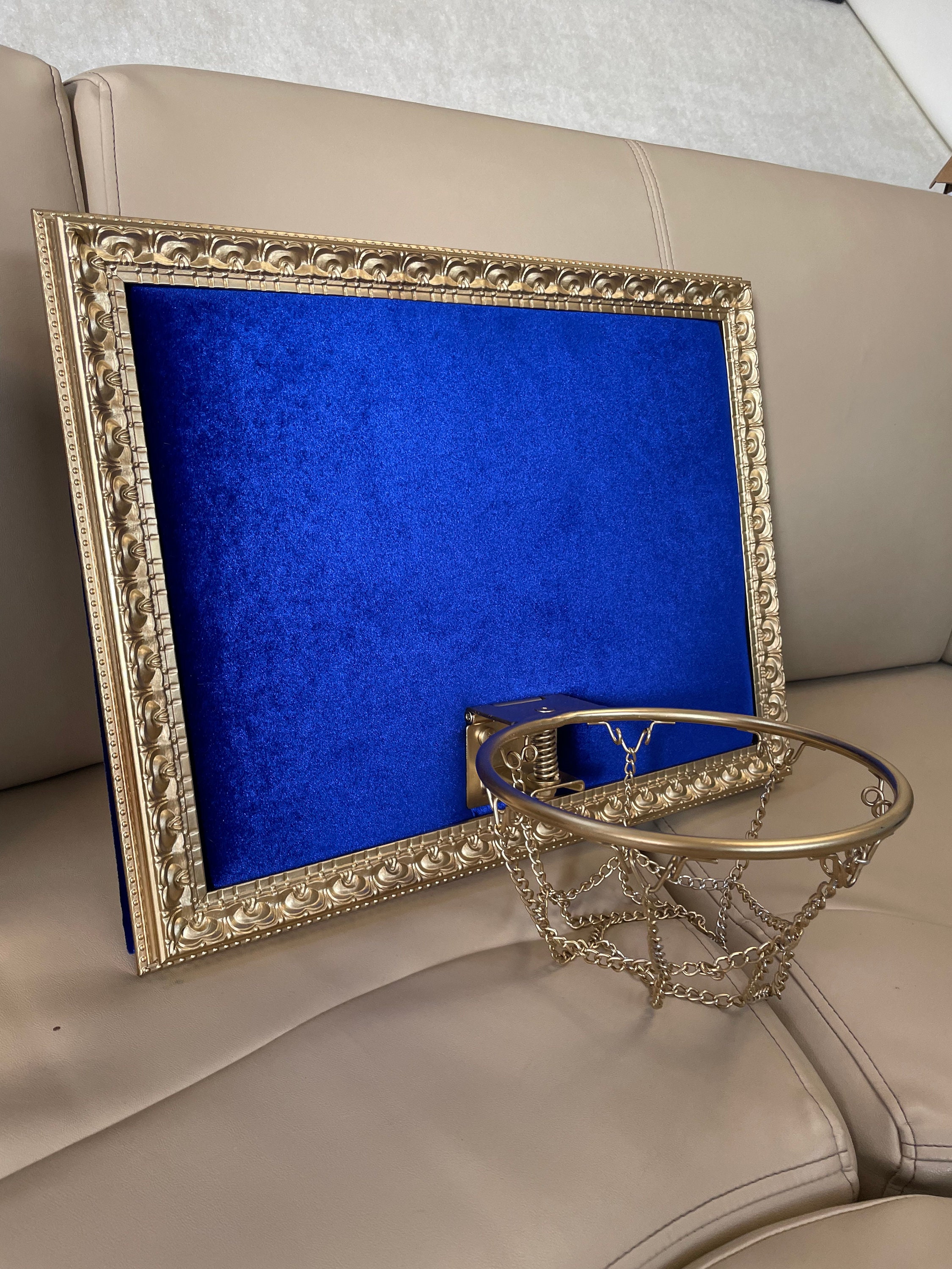 Mini Royal Blue Basketball Hoop - Etsy