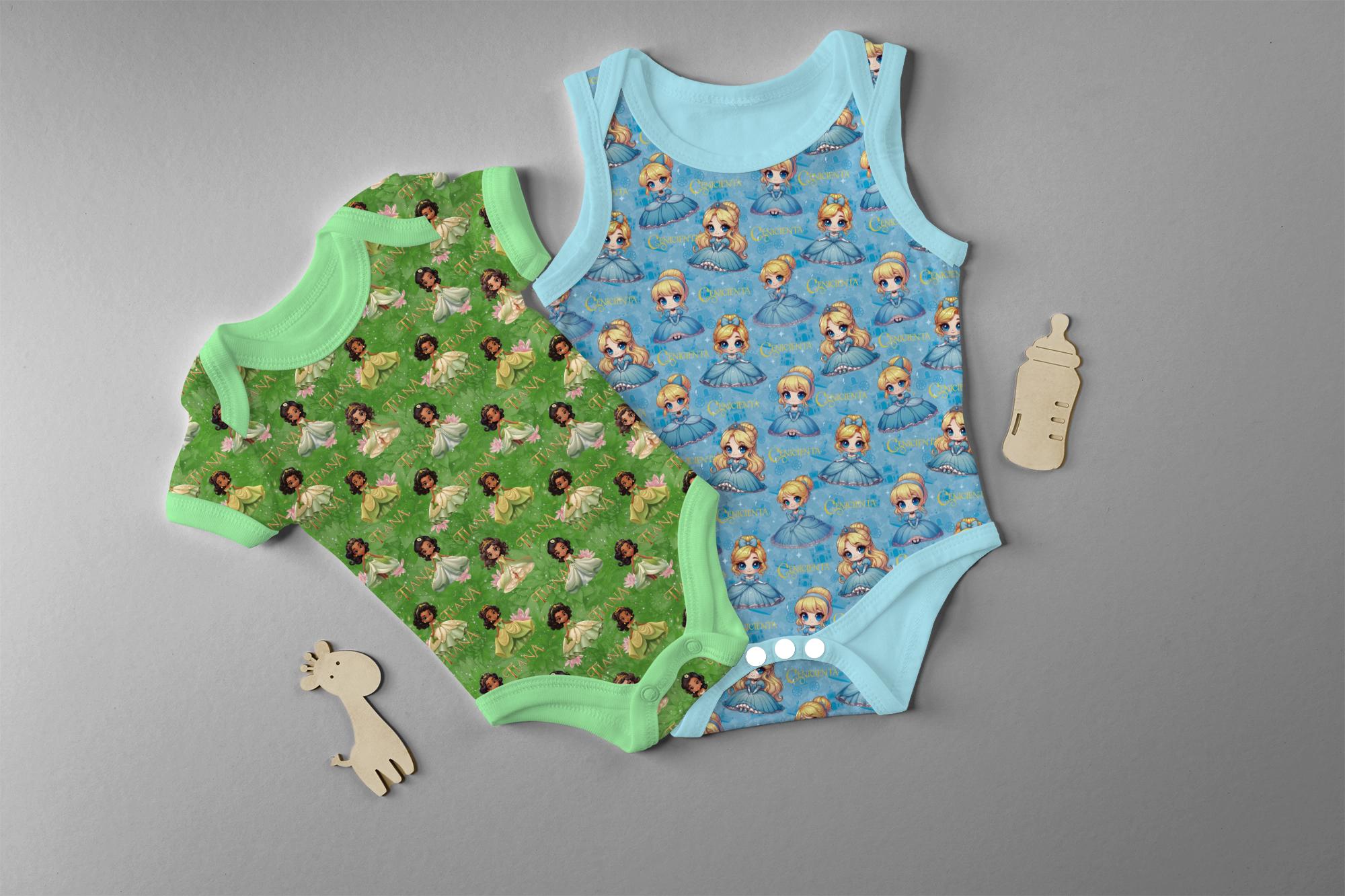 10 Disney Princess Seamless Patterns – Cute Fairytale Digital Paper ...