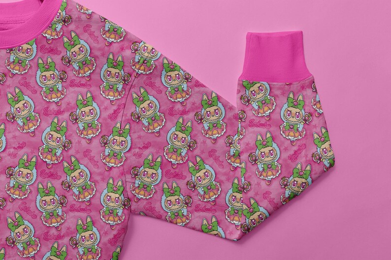 Labubu Seamless Pattern Pack-2 Digital Papers-Cute labubu Repeat ...