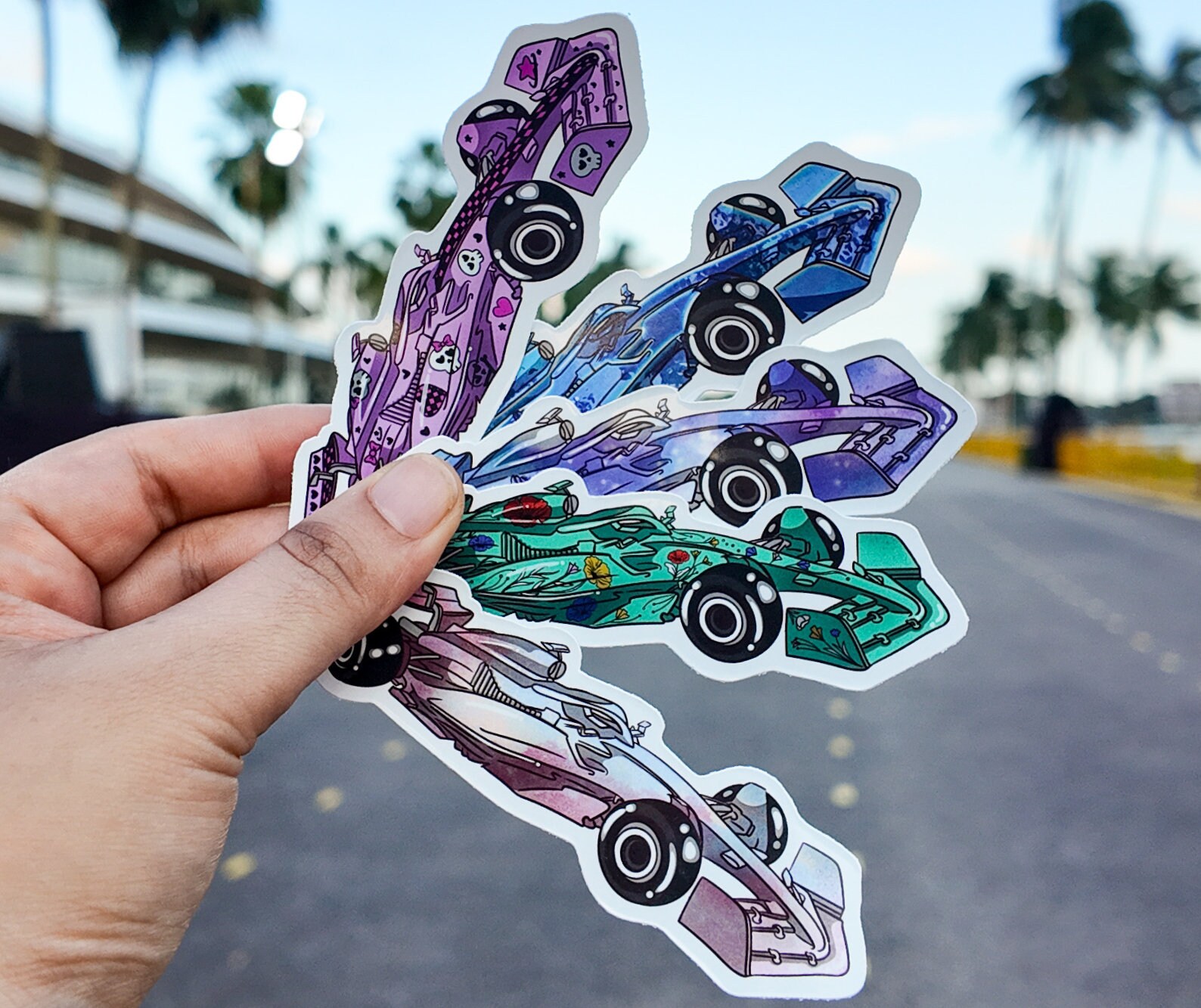 Cute F1 Cars Livery Stickers Girly Formula One Sticker F1 Fan Gifts Die ...