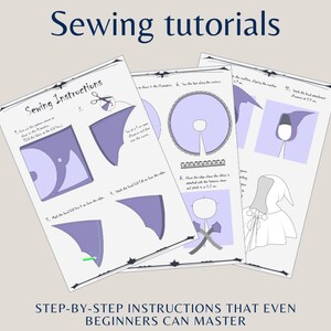 Witch Hooded Cape Pattern Sewing Pattern Hooded Sewing Pattern Cape PDF ...