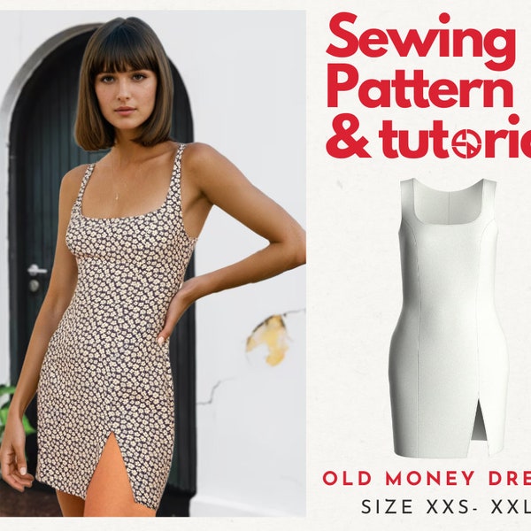 Mini Dress Sewing Pattern - Etsy