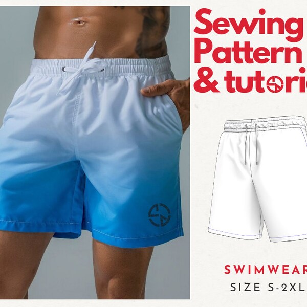 Men Shorts Pattern - Etsy