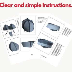 Sailor Hat Sewing Pattern PDF | Unisex Beret Style Hat | Xxs–xl Sizes | DIY Nautical Hat ...