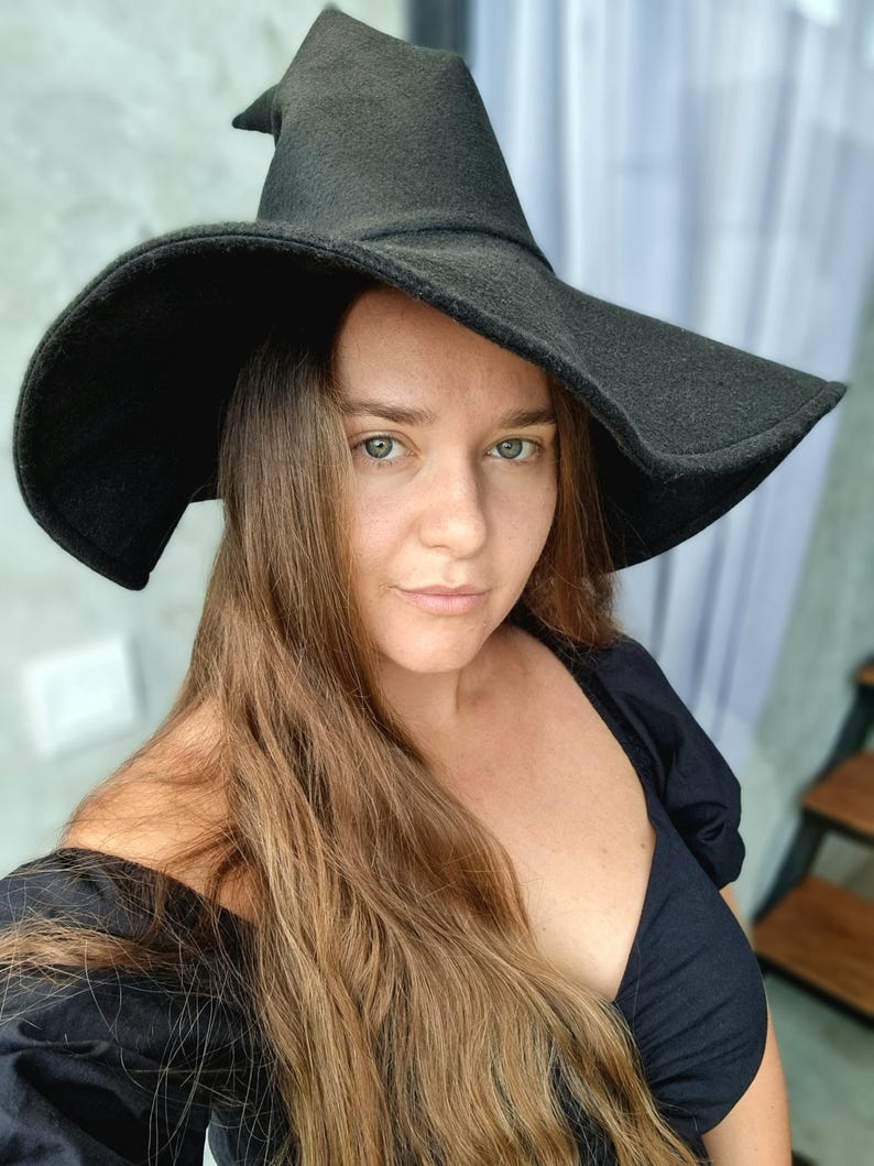 Witch Hat Sewing Pattern DIY Felt Witch Hat for Halloween 6 Sizes Xxs ...