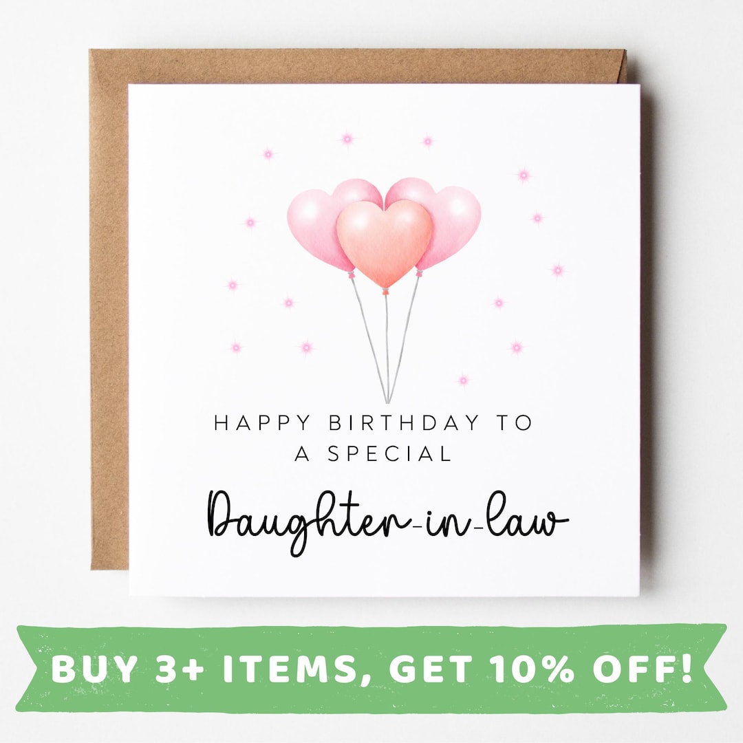Personalised Daughter in Law 30th Birthday Card Daughter in Law 30 ...