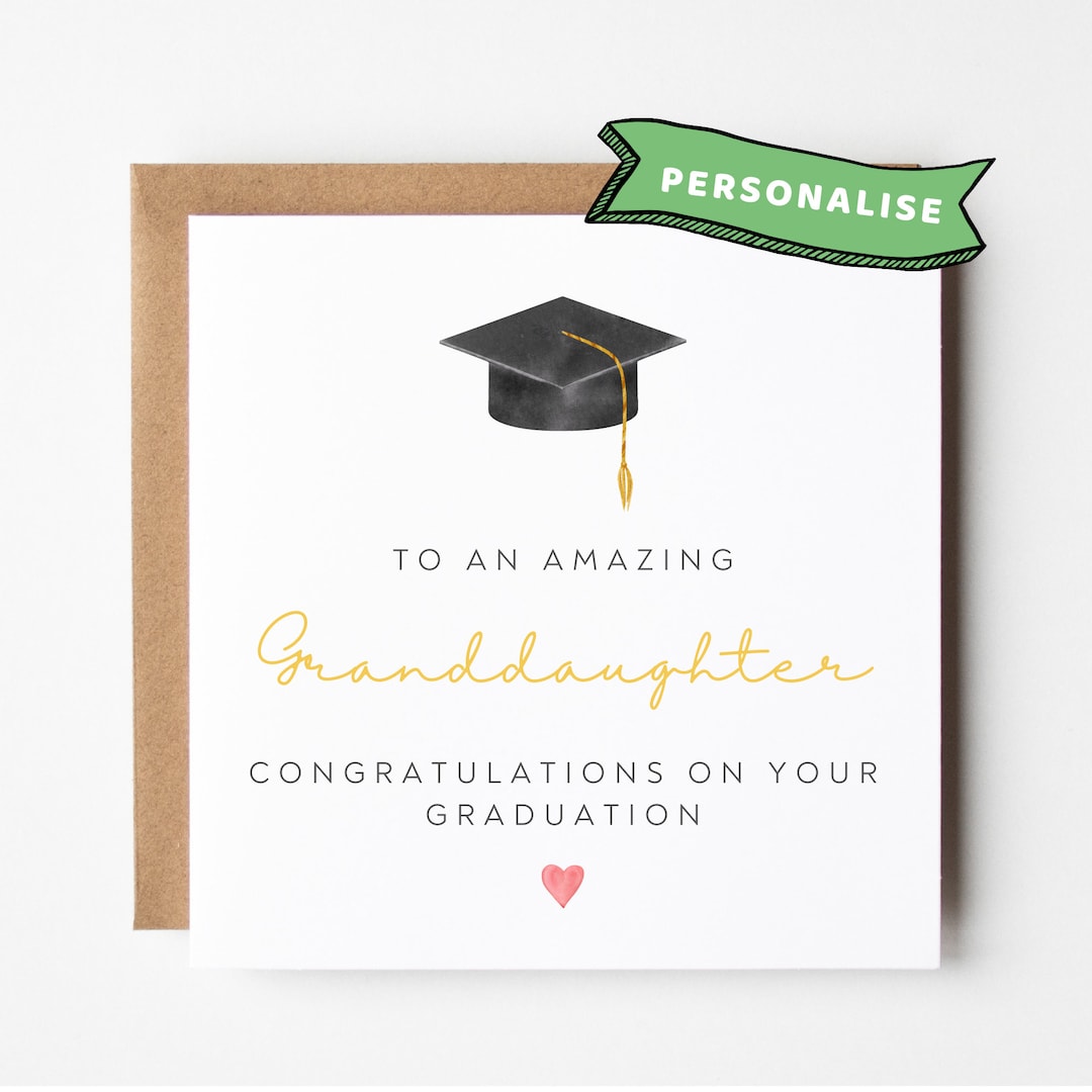 Granddaughter Graduation Card Granddaughter Graduation Cards ...