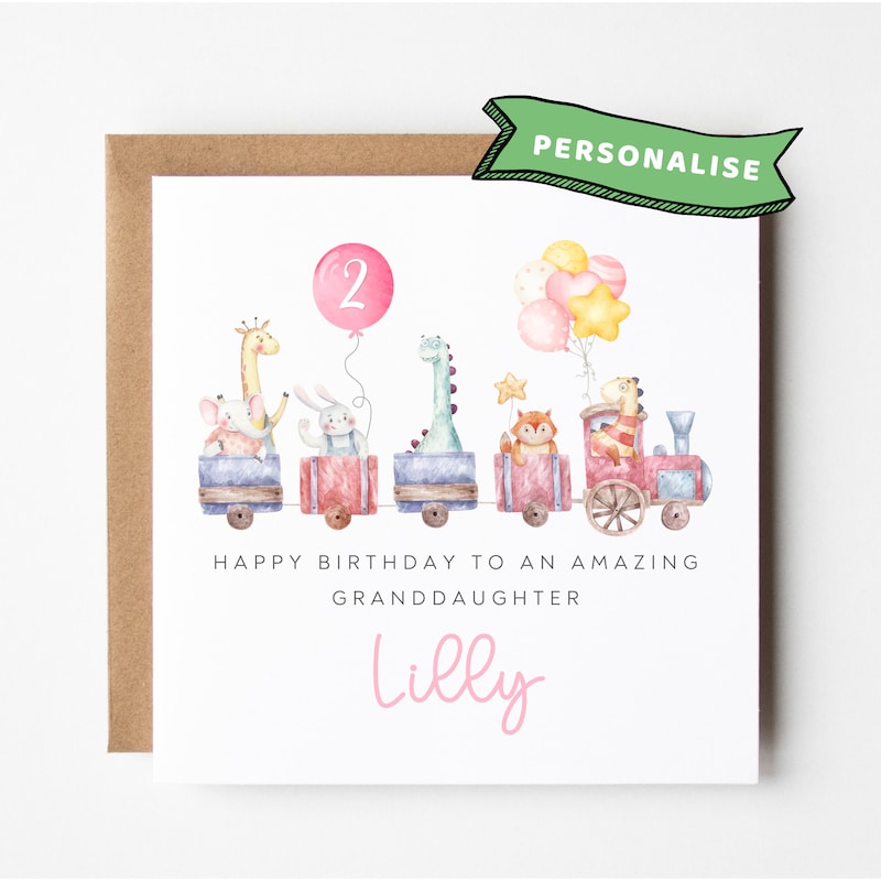 2nd Birthday Card - Etsy UK