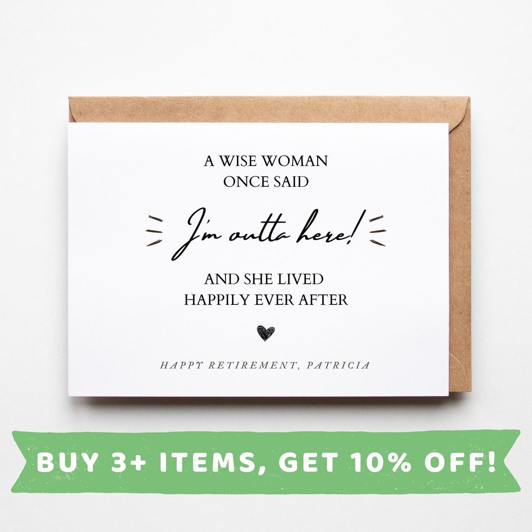 Retirement Card for Women Retirement Cards for Women Retirement Gifts ...