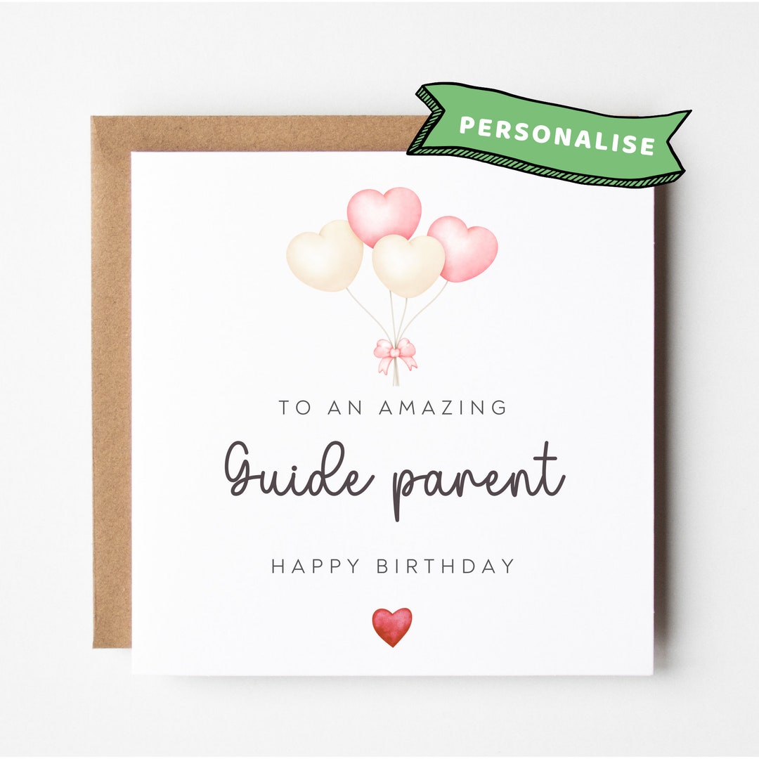 Guide Parent Birthday Card Guide Parent Birthday Cards Guide Parent ...