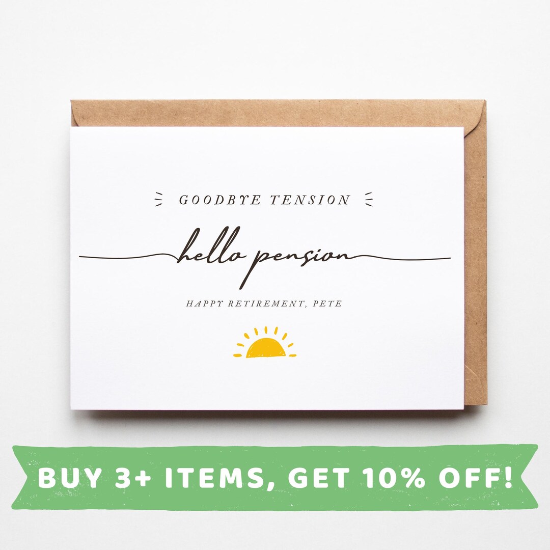 Retirement Card Retirement Cards Retirement Gift Retirement Gifts ...