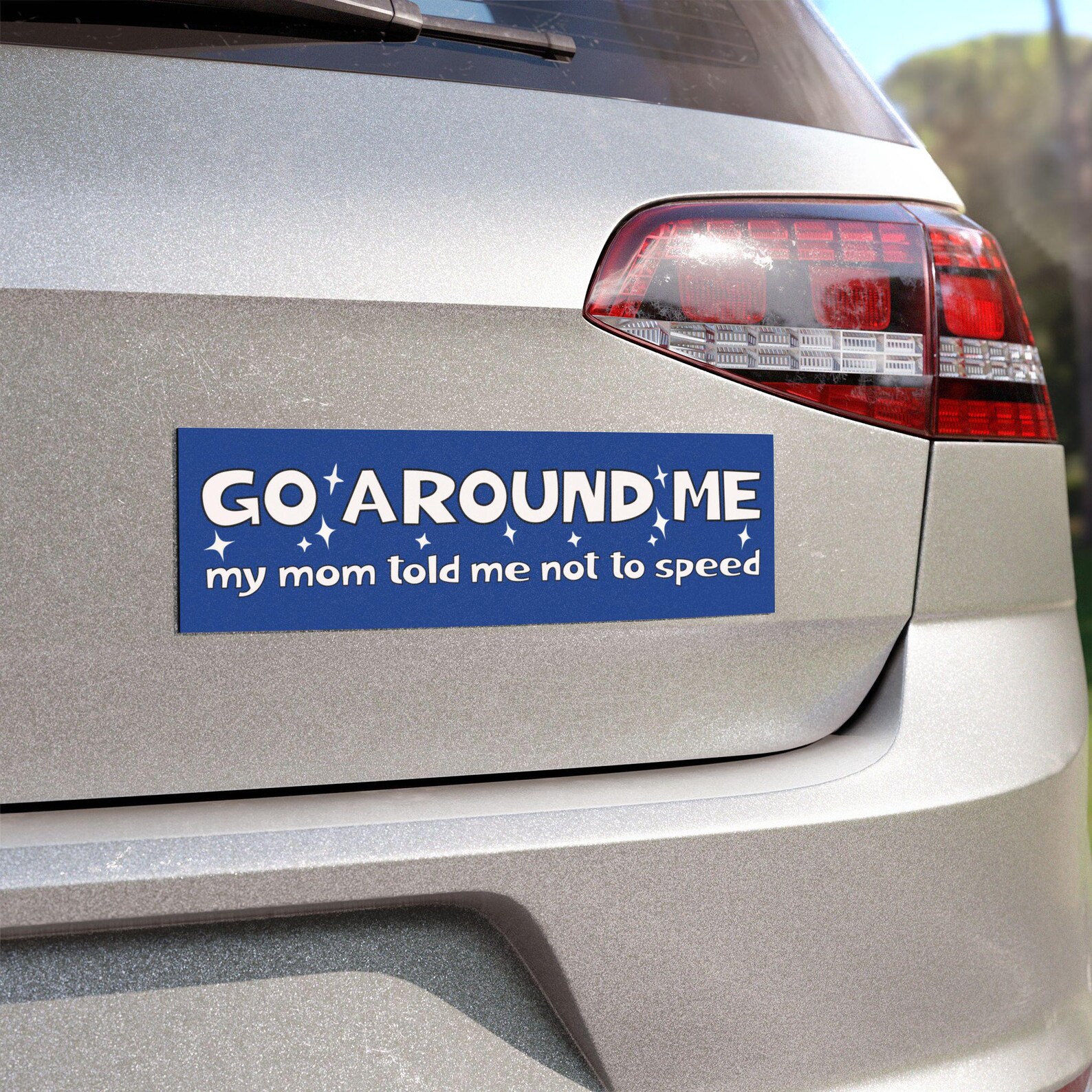 Go Around Me New Driver Car Bumper Magnet - Funny Rookie Driver Bumper ...