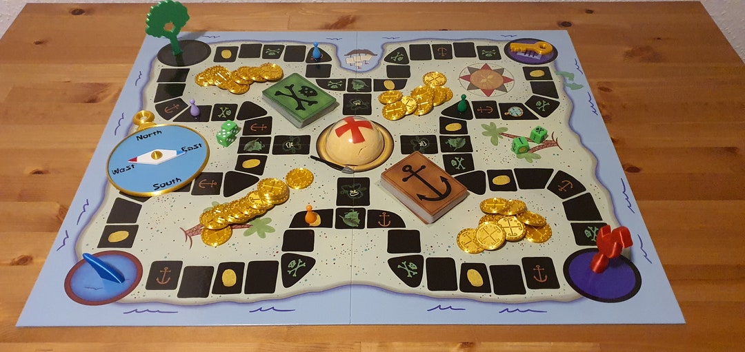 Spongebob Squarpants Flying Dutchmans Treasure Hunt Game Pieces game ...