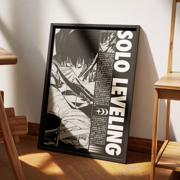 Anime Poster Solo Leveling - Etsy