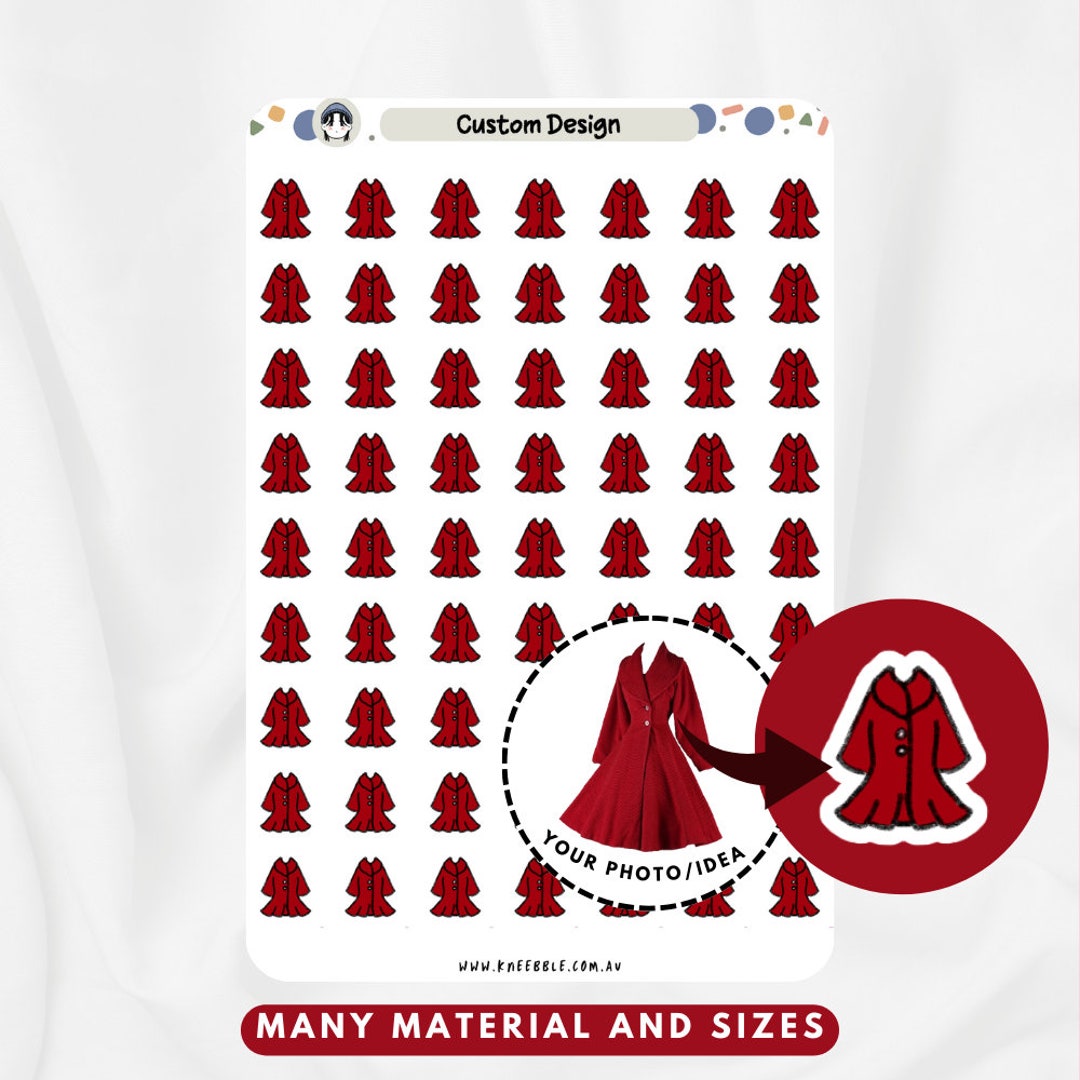 Your Design in This Style Sticker, Custom Design, Turn Photos Into Hand ...