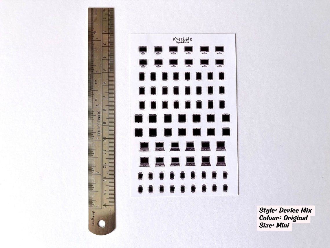 Digital Device Stickers, Technology Stickers, Electronic Sticker Sheet ...