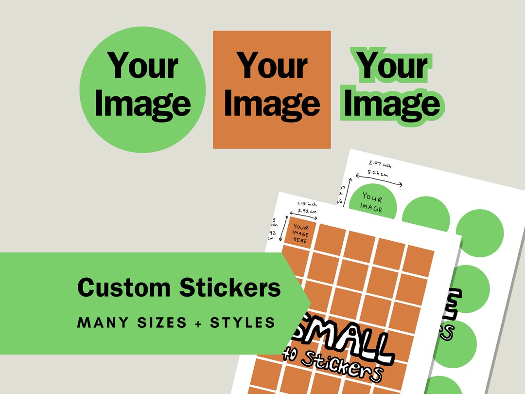 Custom Sticker Sheet Design Small Medium and Large Sizes - Etsy Australia