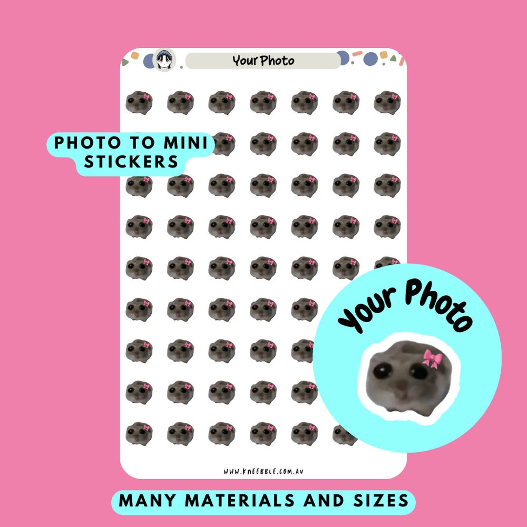 Your Photo as Planner Stickers, Custom Sticker Design, Turn Photos Into ...
