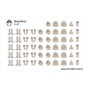 Parts of the Body - Etsy