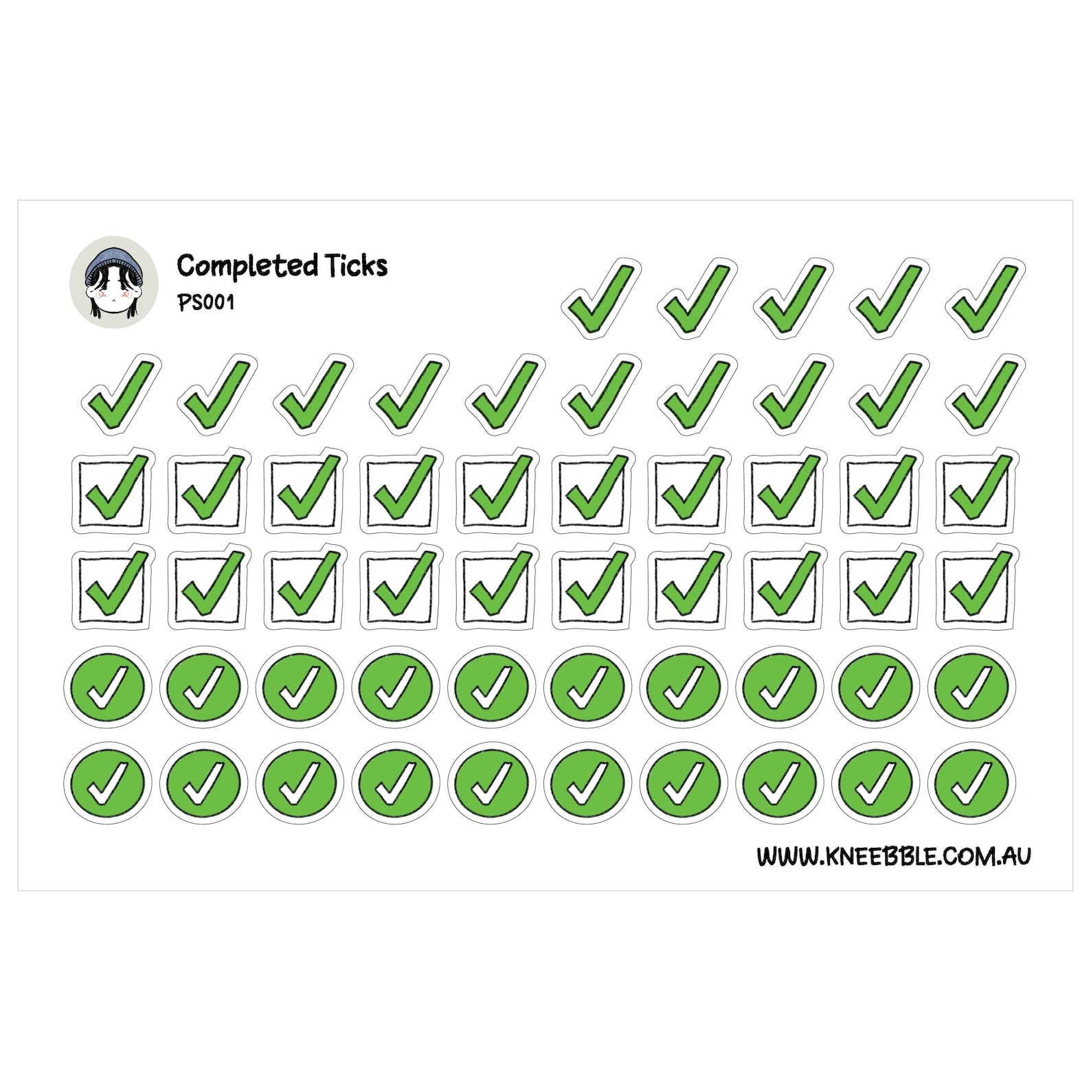 Planner Tick Stickers: Achievement Markers - Functional Task Labels - Etsy