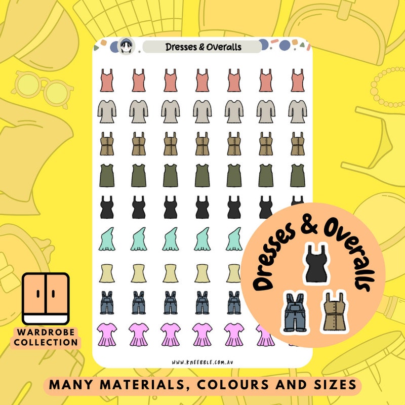 Dress Stickers - Etsy