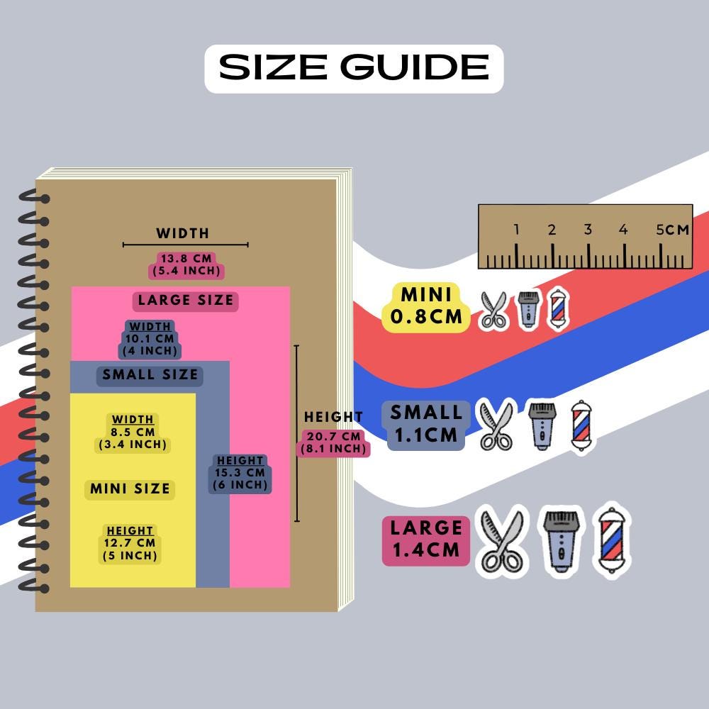 Haircut Planner Stickers, Salon Appointment Stickers, Beauty Hair ...