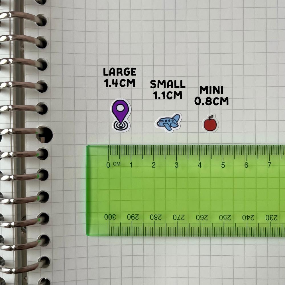 Planner Tick Stickers: Achievement Markers - Functional Task Labels - Etsy