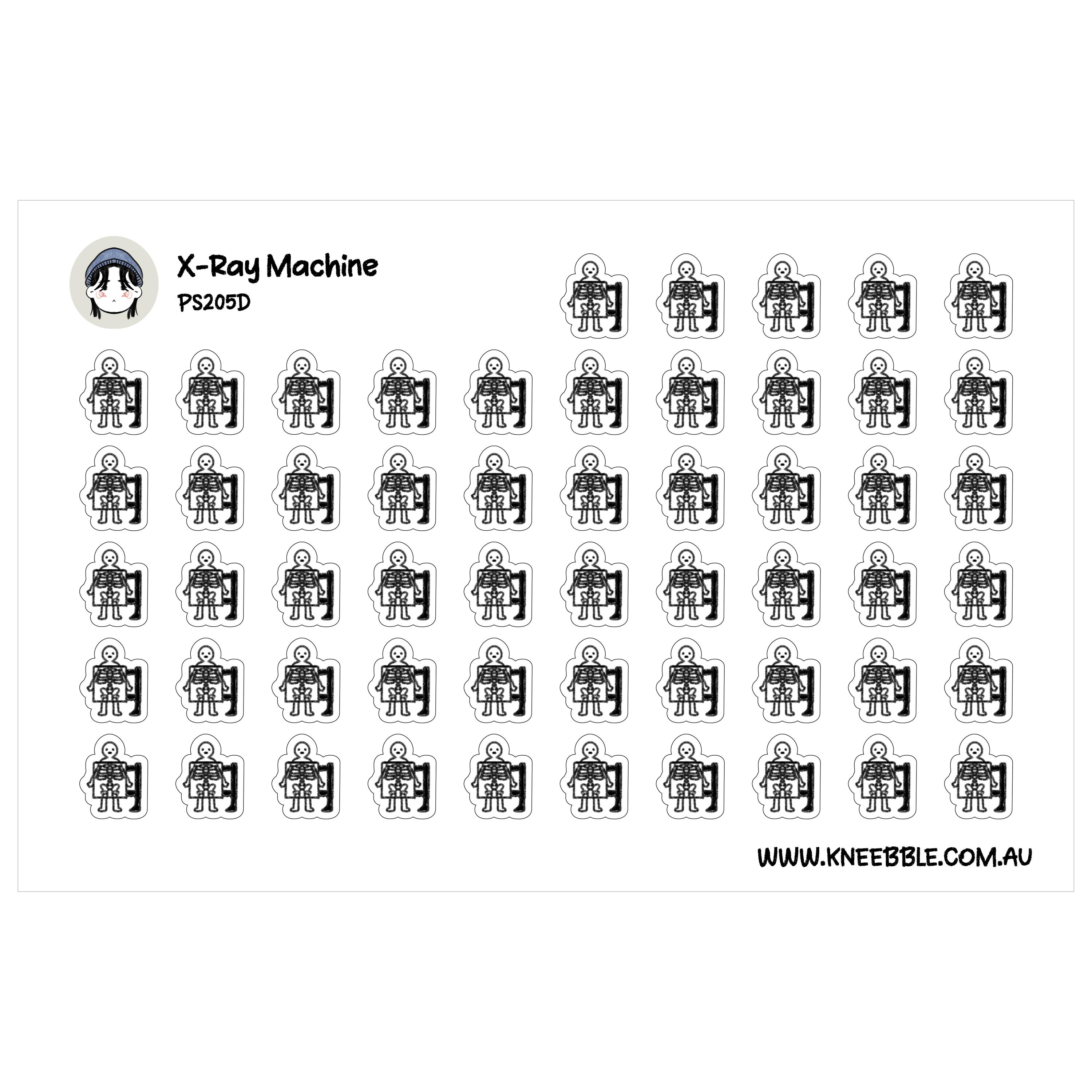 Medical Machine Stickers - ECG, MRI, Ultrasound, X-ray - Hospital and ...