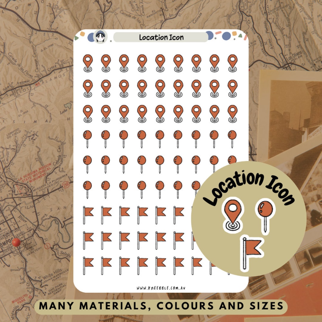 Map Stickers for Travel Lovers, Organize Your Adventures With ...
