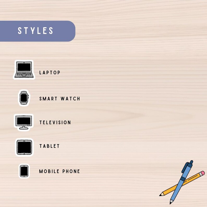 Digital Device Stickers, Technology Stickers, Electronic Sticker Sheet ...