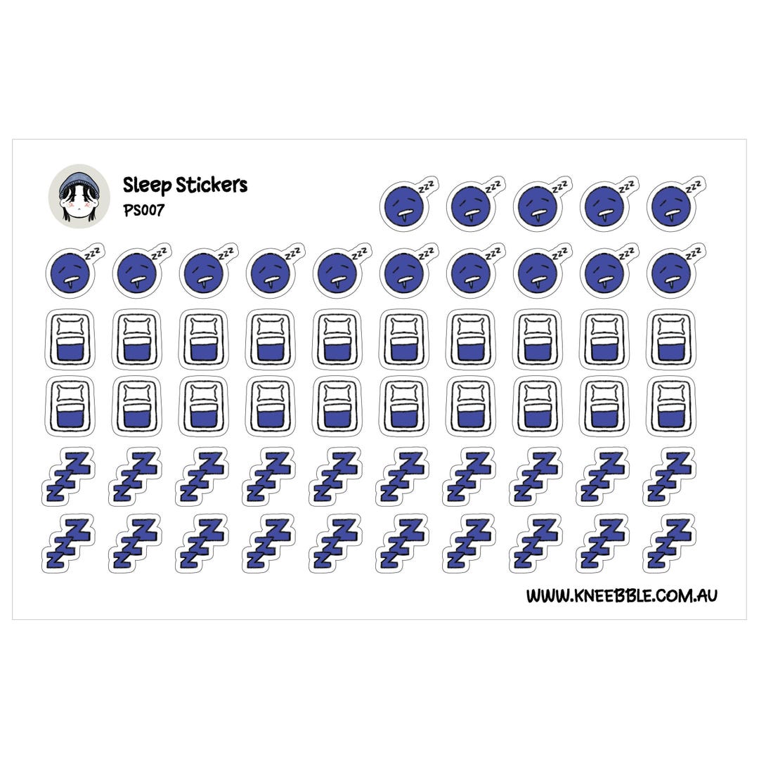 Nap Time Planner Stickers: Sleep and Wellness Labels for Journals - Etsy