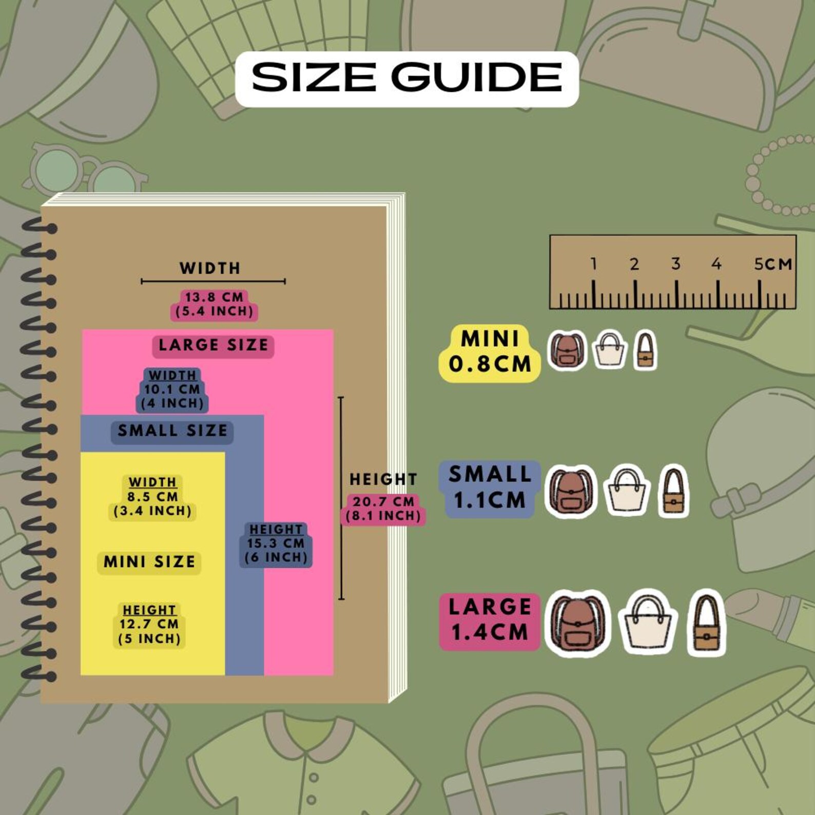 Bag Stickers, Backpack Stickers, Fashion Stickers, Accessory Planner ...