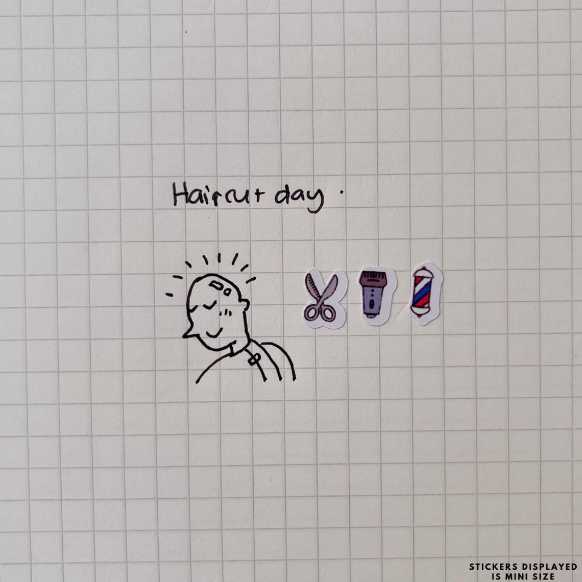 Haircut Planner Stickers, Salon Appointment Stickers, Beauty Hair ...