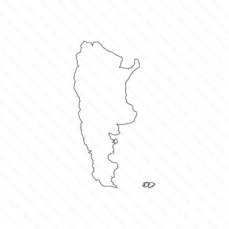 Argentina Map SVG PNG, Argentina Map Outline, Argentina Silhouette ...