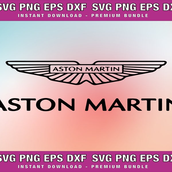 Aston Martin Logo Sticker - Etsy