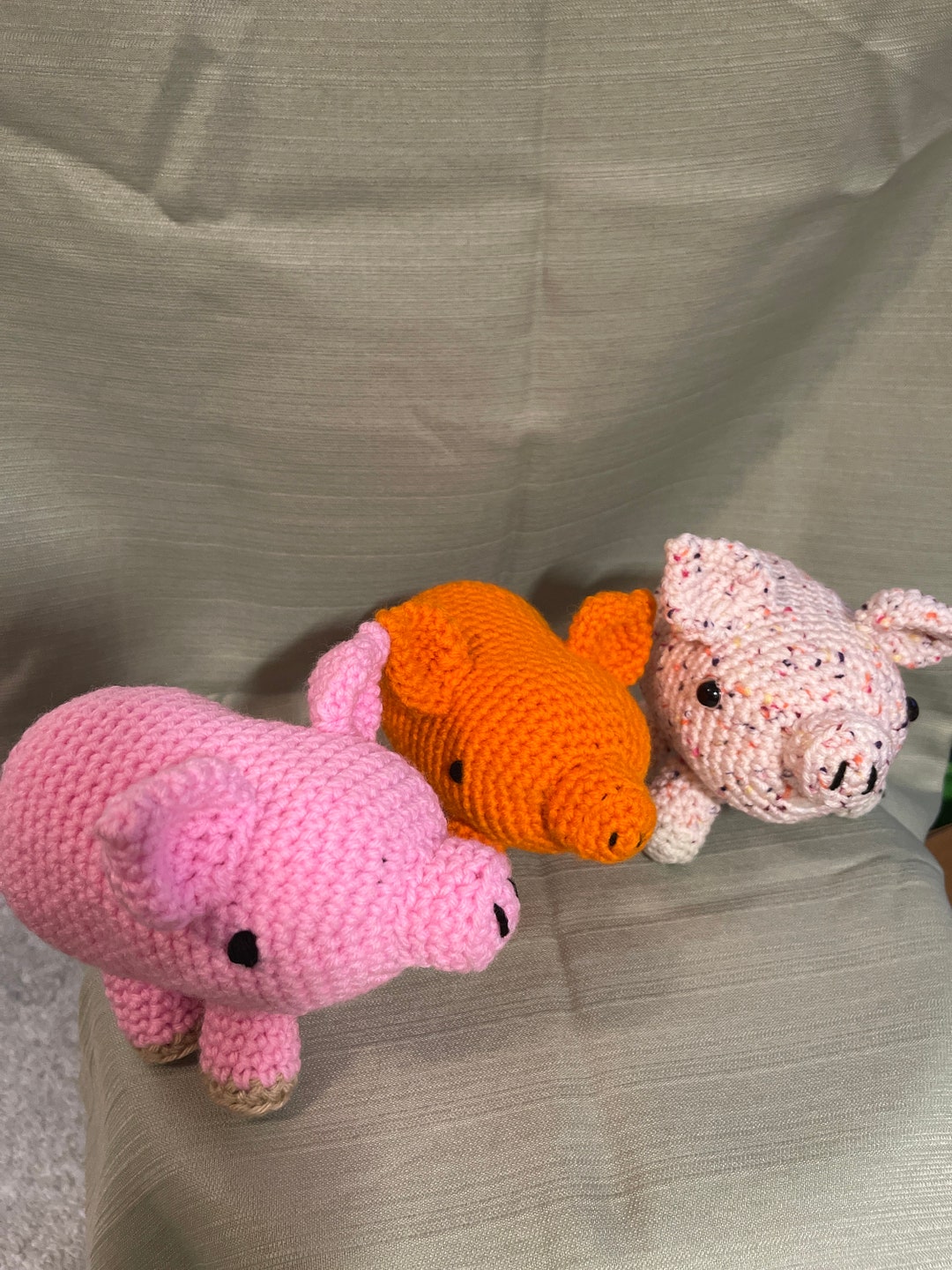 Crocheted Pigs - Etsy