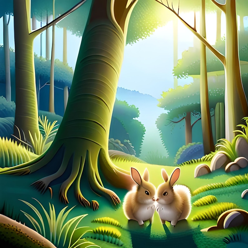 Rabbit Art - Set of 3 - Etsy