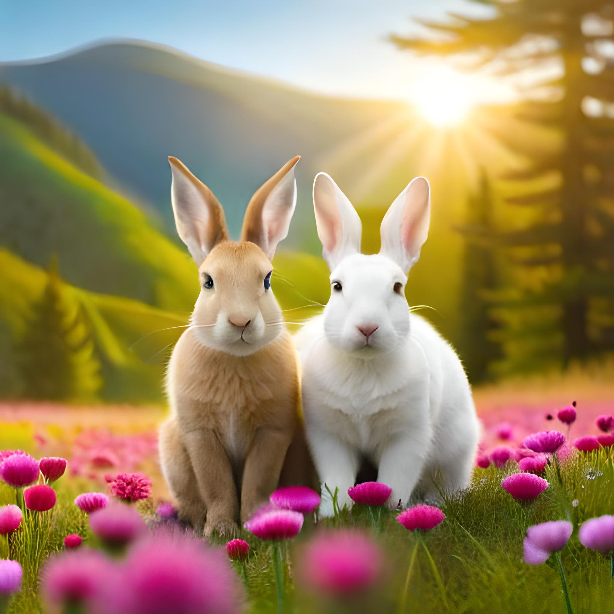 Rabbit Art - Set of 3 - Etsy