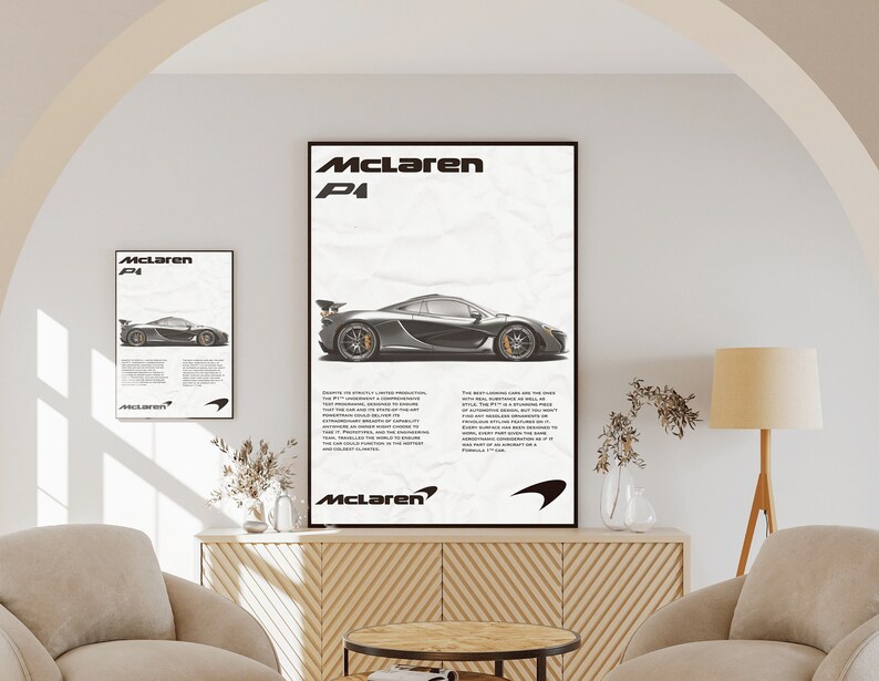Mclaren P1 Printable Poster - Etsy