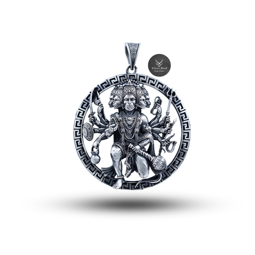 Panchmukhi Hanuman God Evil Protector Hinduism Divine Son of Wind 925 ...