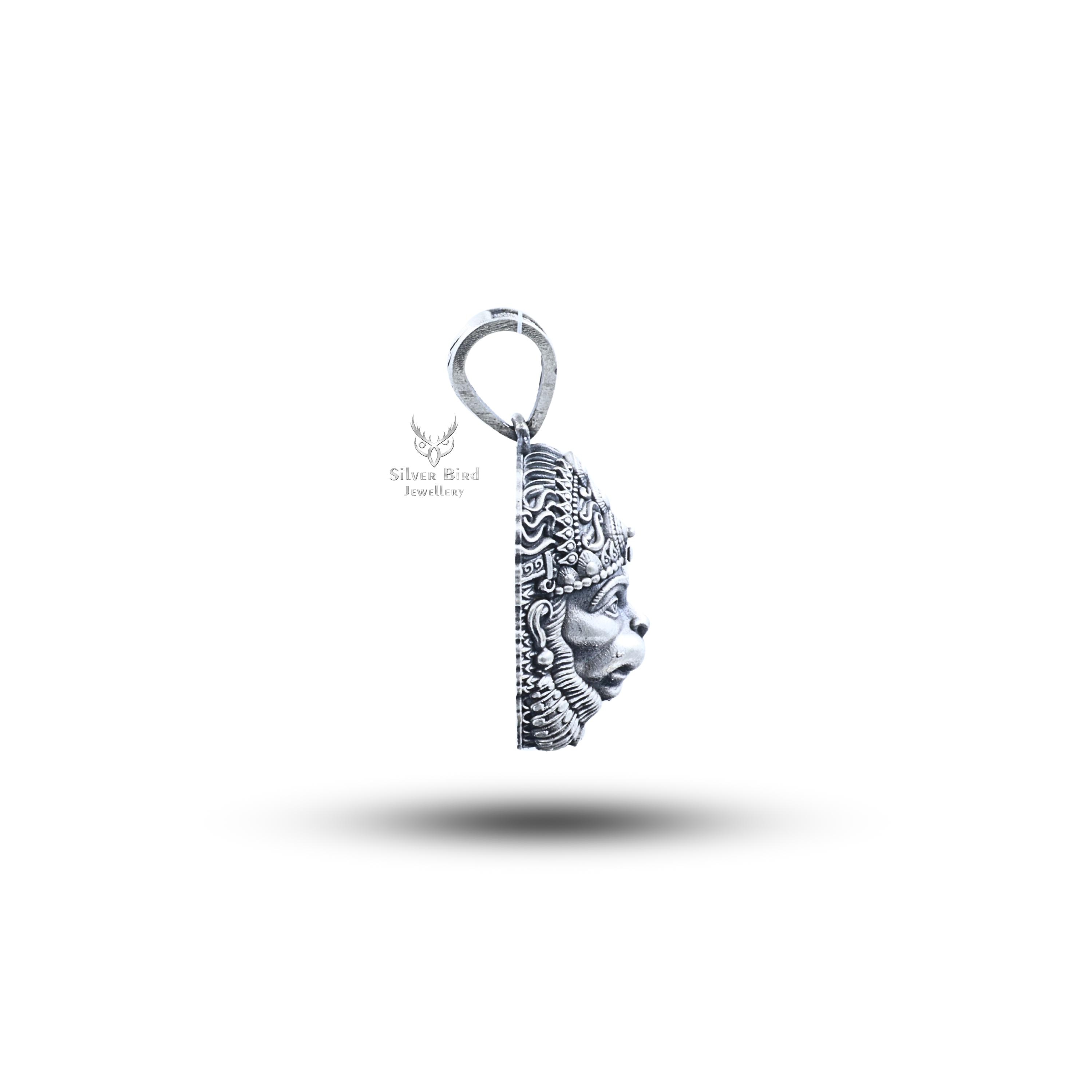 Evil Protector God Hanuman 925 Sterling Silver Pendant - Etsy