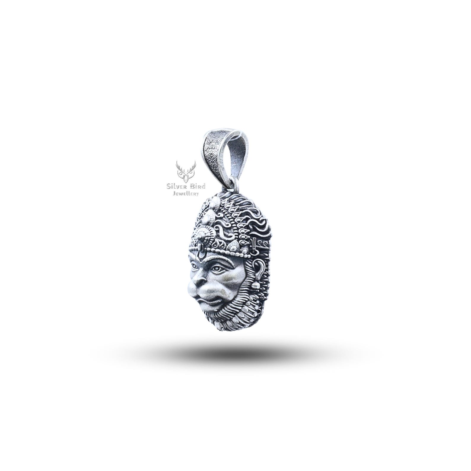 Evil Protector God Hanuman 925 Sterling Silver Pendant - Etsy